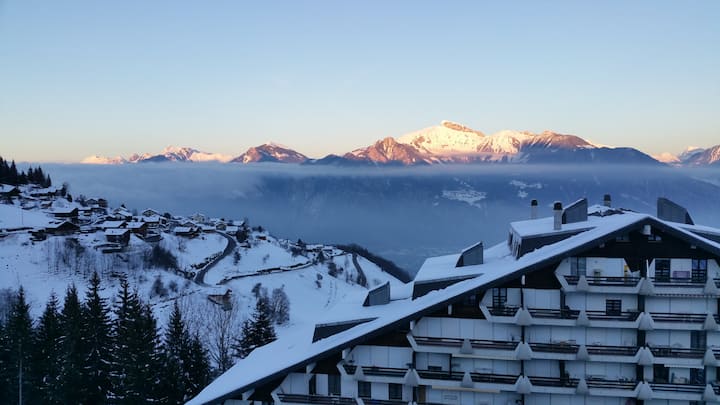 Torgon:superbe Vue Sur La Vallée Et Les Montagnes - Châtel