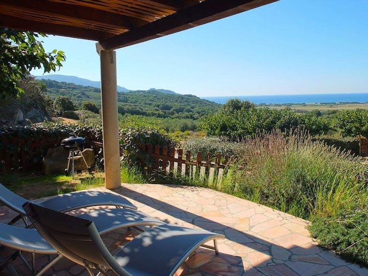 Le Chalet Du Domaine Tavaria Vue Mer - Le 695 - Sartène