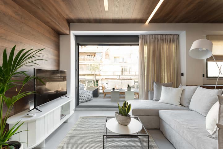 Innovative Top Floor Breathtaking Flat In Ladadika - Thessaloniki