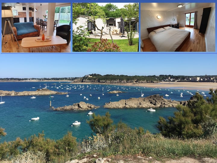 Maison De Plain-pied, Calme, Animaux Admis, Wifi - Saint-Lunaire