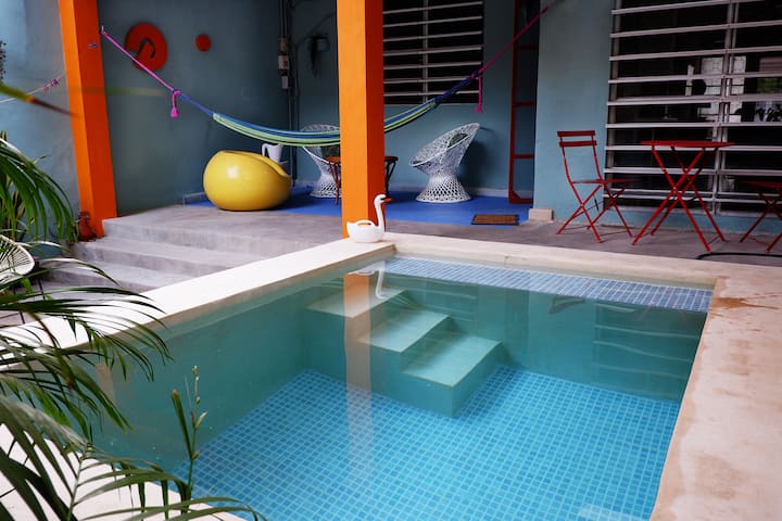 Casita Bohemia: Con Piscina Y Bonita - Mérida