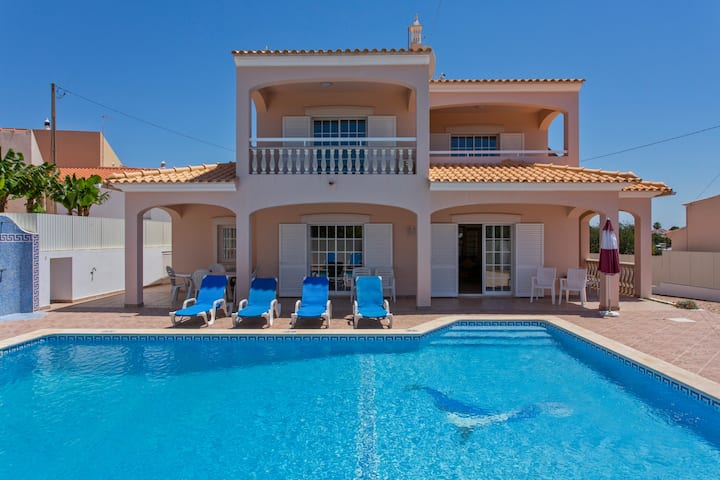 Caravela:4bd,a.c,private Pool,only 3km To Beach - ポルトガル ファロ
