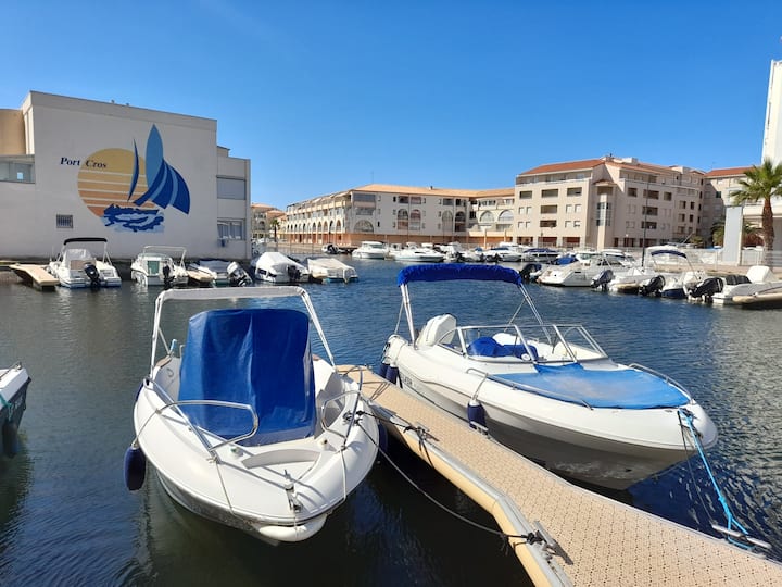Sète (34) Plage, Ifremer, Studio Loggia Cosy, Vue - Plage de Sète