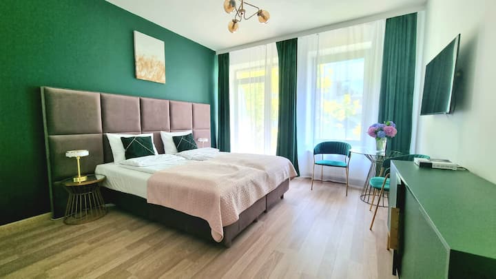 Kw104/34 Apartament Studio Deluxe Z Balkonem - Krakow