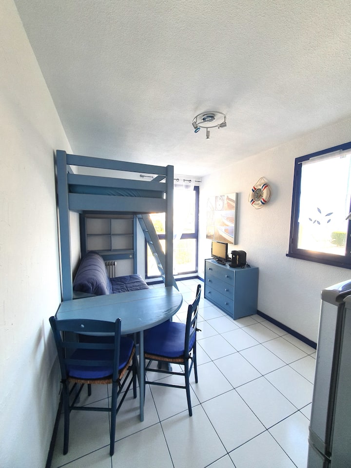 Studio à Proximité De La Plage Des Chalets - Gruissan