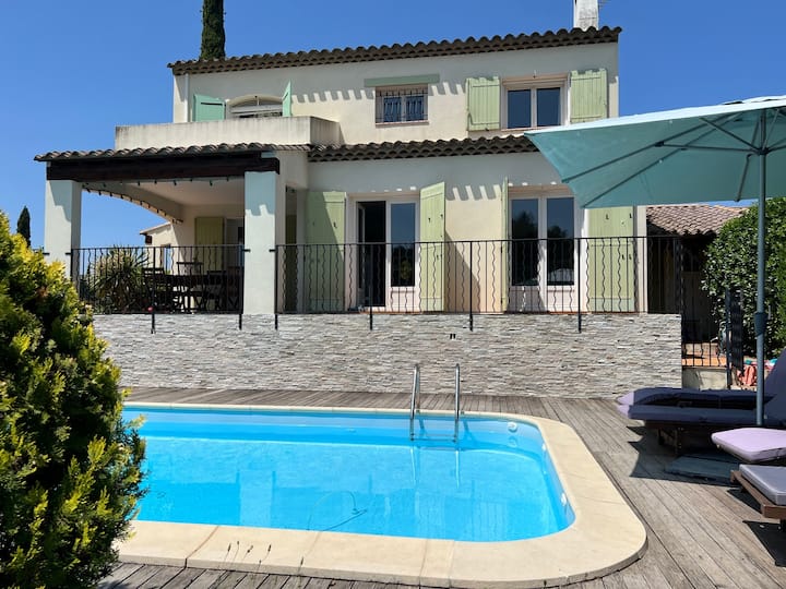 Villa Avec Piscine Et Vue Sur Parc - Saint-Gély-du-Fesc