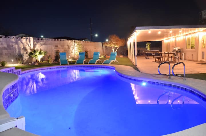 Backyard Paradise - Pool, Games, And Bbq - Boulder City, NV