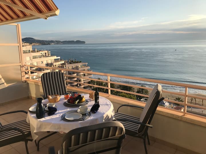 Calpe Atico Gran Terraza, 1ª Linea, Wifi 1tb, Este - Calp