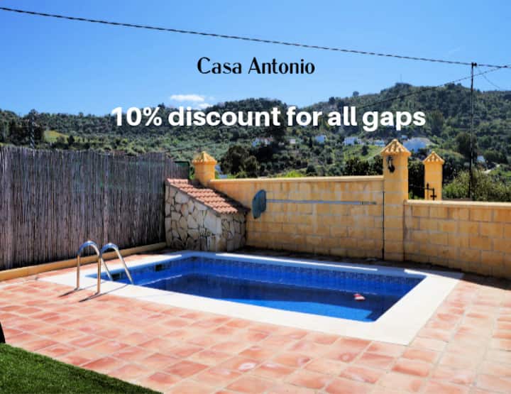 Casa Antonio Is A Great 3 Bedroom Villa With Pool - Comares
