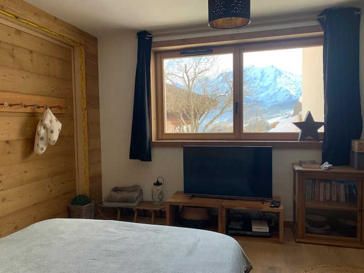 Appartement Cosy Face Au Mont Blanc 2/4 Pers - Cordon