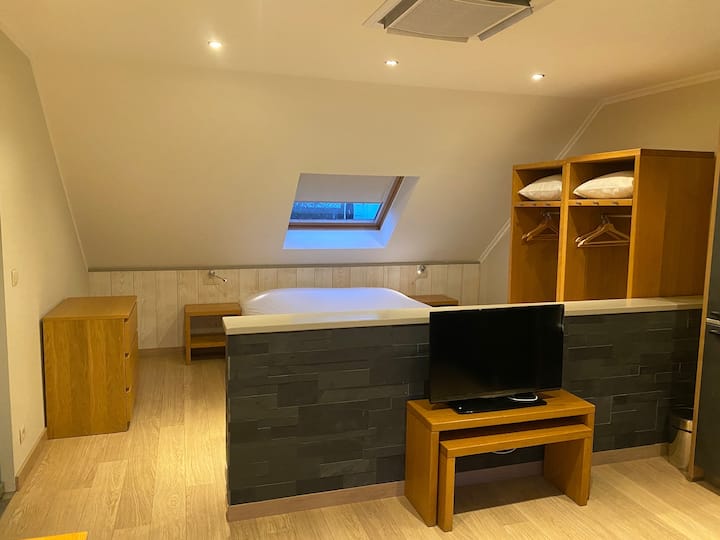 Luxe Studio Met Kitchenette - 루벤