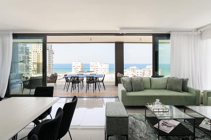 Mamad Luxury Executive 4br With Terrace & Sea View By Feelhome - Tel Aviv-Yafo