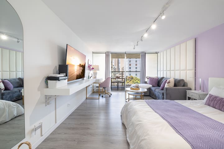 5 Min Walk To Waikiki Beach - Stylish Studio! - Honolulu
