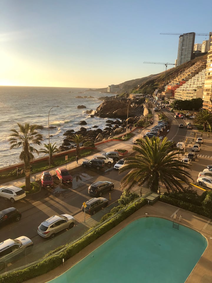 Hermoso Depto. Primera Linea De Playa Cochoa - Chile