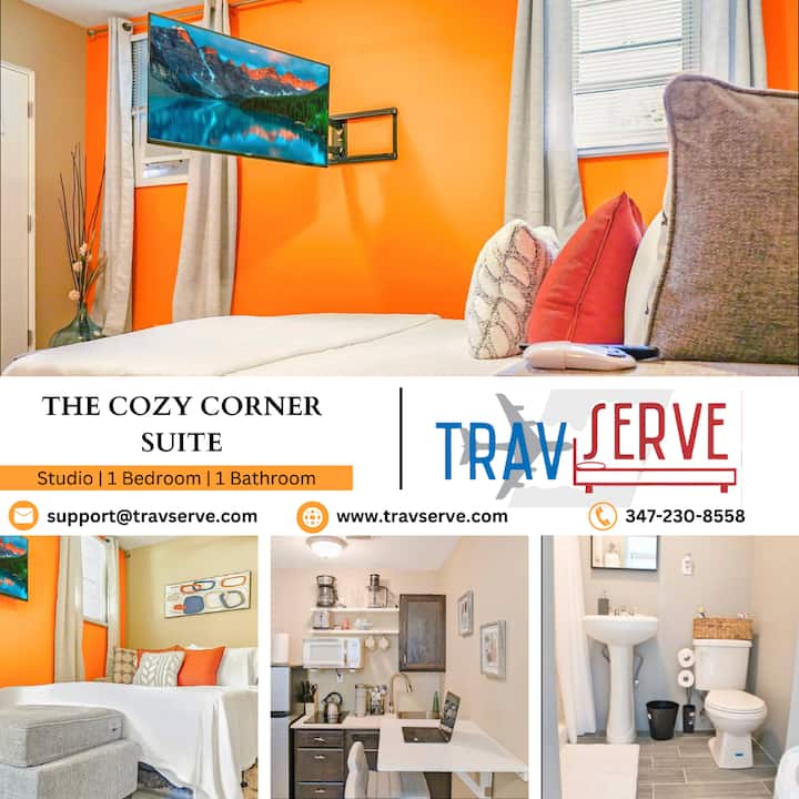The Cozy Corner Suite | Fast Wi-fi | Private |W/d - Bronx, NY
