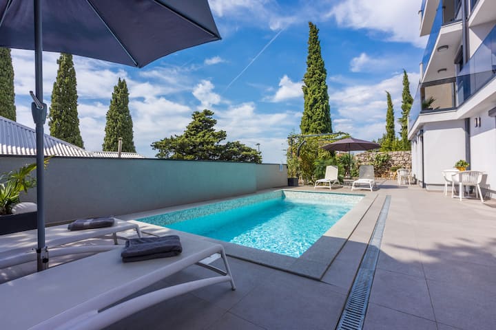 Modern Apartment With Swimming Pool, Wifi.. - Selce