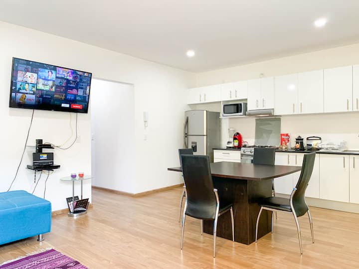 2 Rec 2 Ba -Céntrico-todos Los Servicios-2 Autos - Benito Juarez