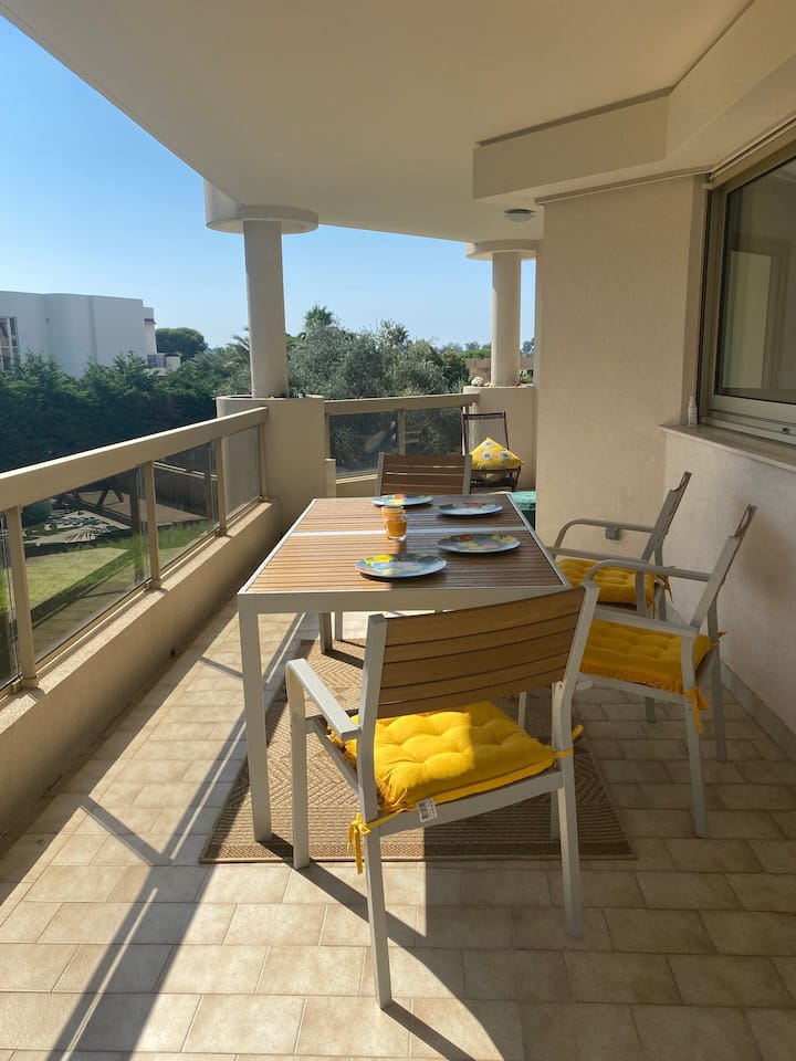2 Rooms With Large Terrace -Pool-garage - Antibes