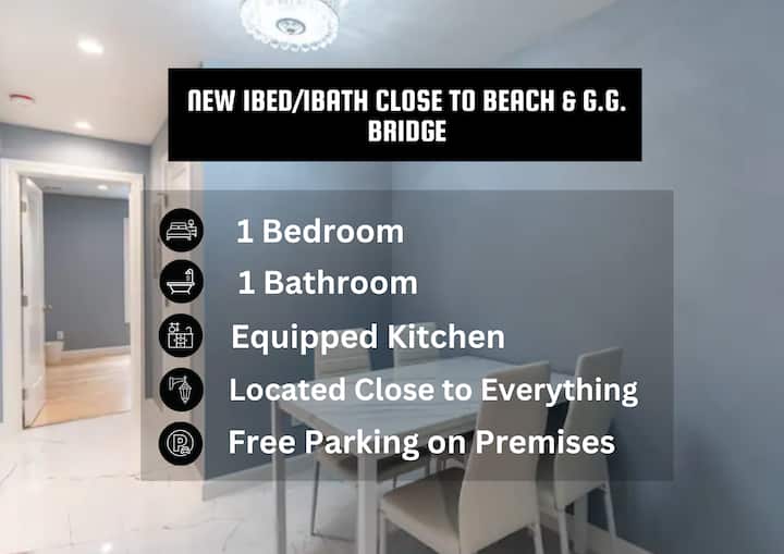 New 1bed/1bath | Close To Beach & G.g. Bridge - San Francisco, CA