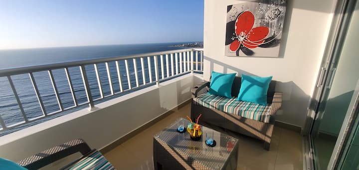 Spectacular Oceanview 20th Floor Apt. Palmetto Uno - Cartagena