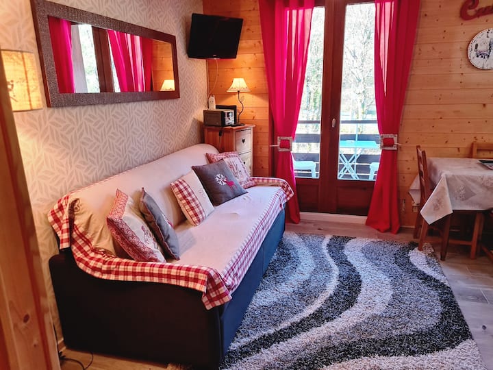 F2 - Classé 2 * / Résid La Rivière, Parking Privé - Mont-Dore