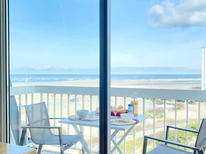Studio Cosy-balcon Vue Mer-wifi - Berck