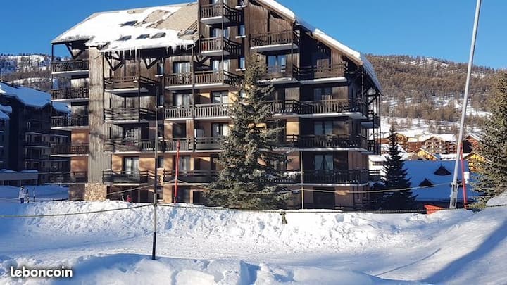 Risoul : Studio Pied Des Pistes 4 Personnes - Mont-Dauphin