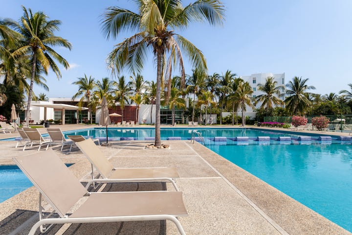 Mayan Lakes, Depa Con Casa Club En Diamante - Acapulco