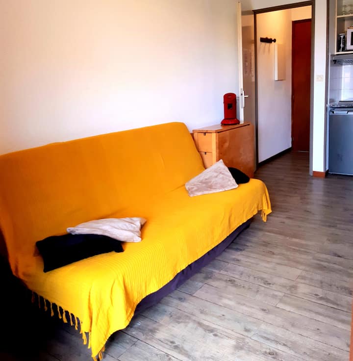 T2 Cabine à 400m De La Plage Dans Rés Avec Piscine - Plage du Racou