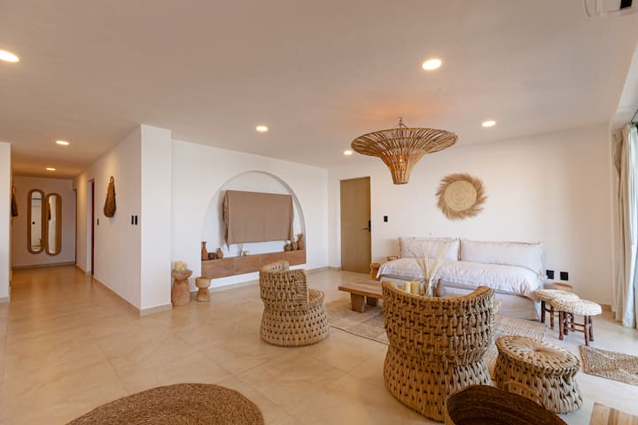 Oceanfront Condo 〰️ The Mexi-terranean One - Playa del Carmen