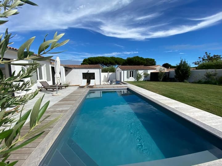 Villa D'architecte, Standing, 5 Mn à Pied Plage - Le Bois-Plage-en-Ré