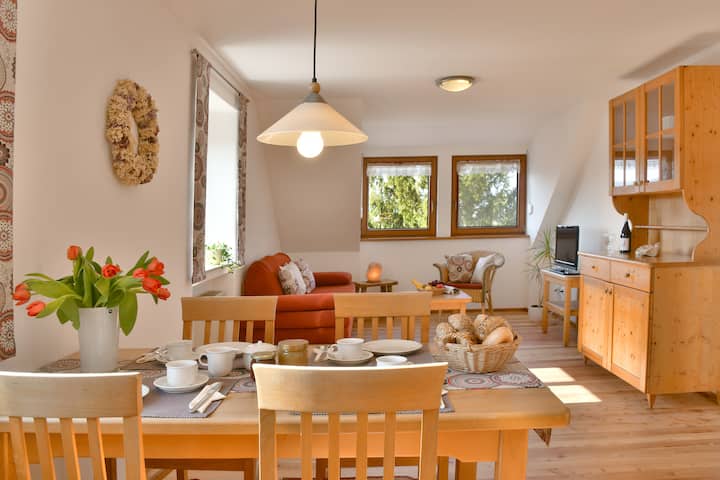 Für Familien: Schöne Ferienwohnung, Biohof Strauß - Donauwörth
