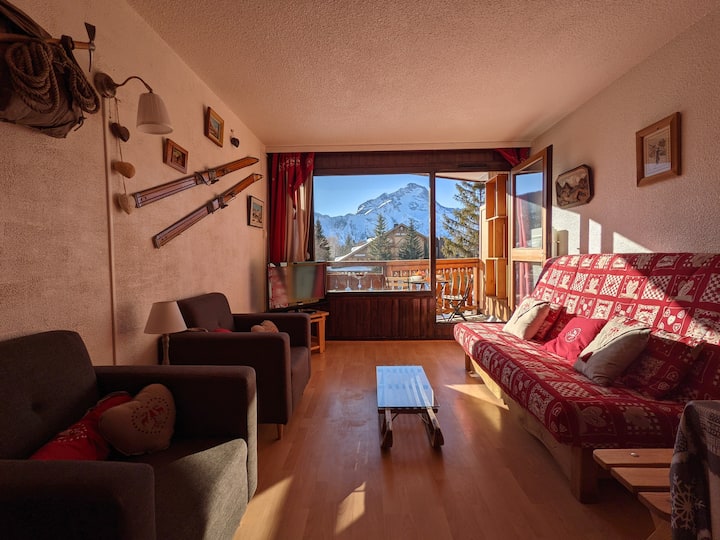 Superbe Appartement Au Plein Sud Avec Vue - Wifi - Les Deux Alpes