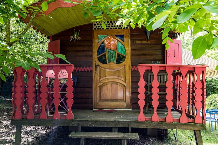 Roulotte à La Ferme  Avec Piscine - Villeneuve-sur-Lot