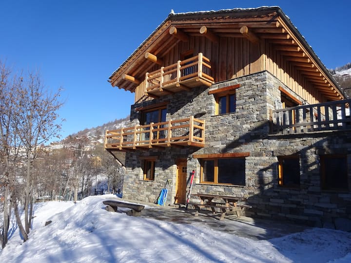 Appartement "Près Du Pont" Dans Chalet Montagne - Valloire