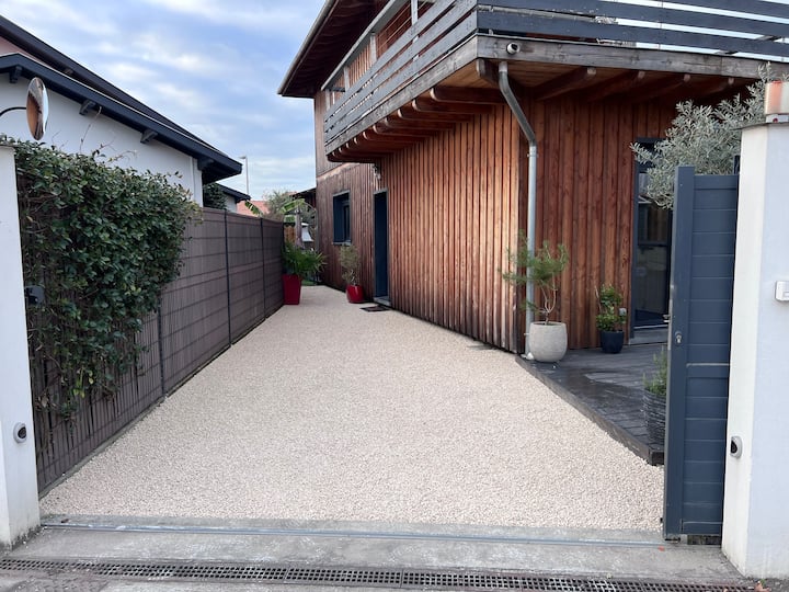 Maison En Bois Chaleureuse - Le Teich