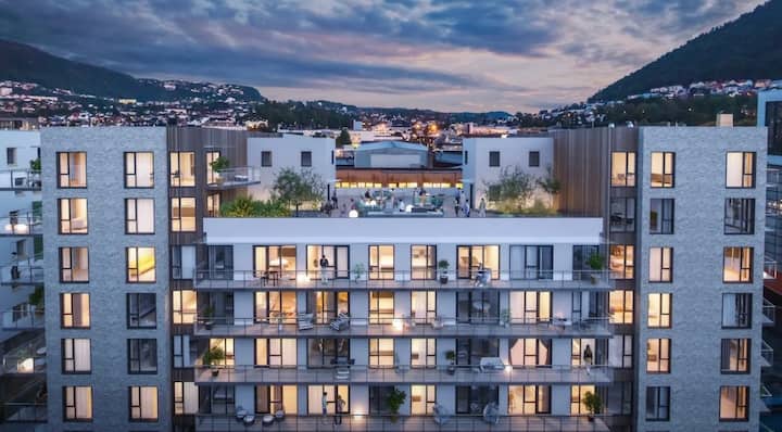 Brand New Apartment With Outdoor Terrace - Bergen