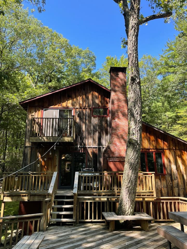 Rustic Cabin With Hot Tub/new Kitchen/bath/wifi - 克洪克森