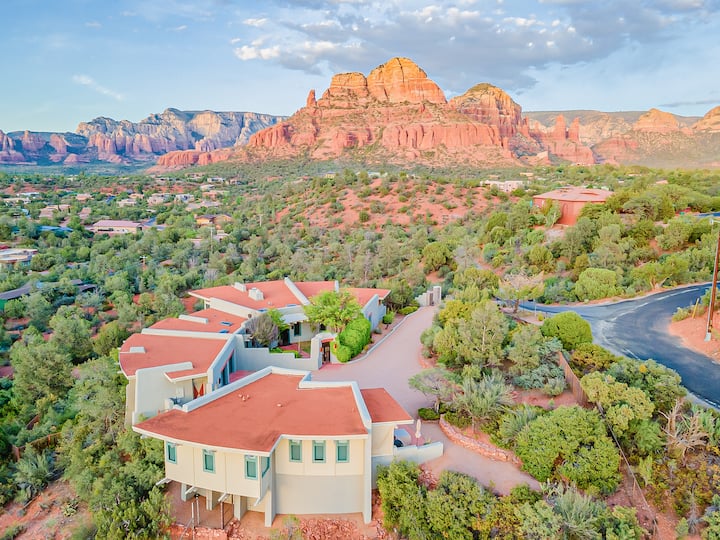 Redrockxanadu - Main, Patio&deck W Panoramic View - Sedona, AZ