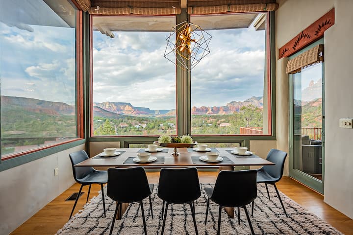Redrockxanadu  Hottub, Patio&deck W Panoramic View - Sedona, AZ