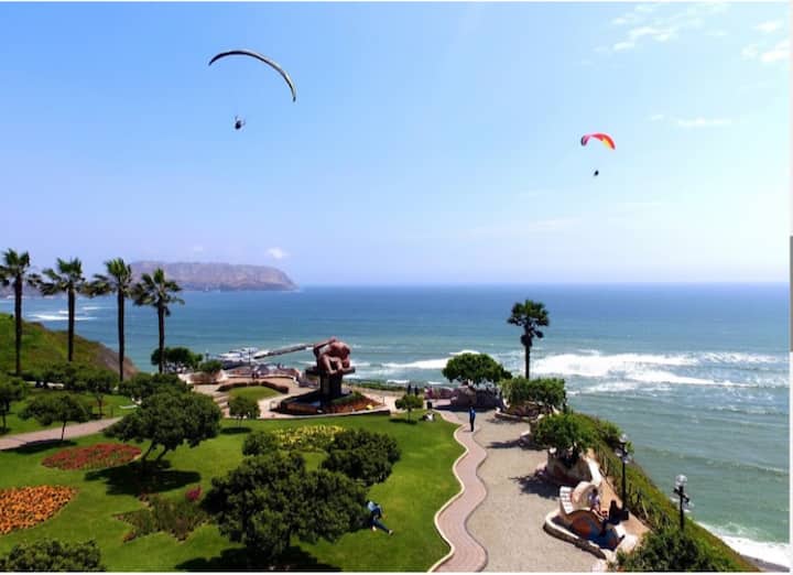 Miraflores - Bel Appartement Et Emplacement Top! - Lima