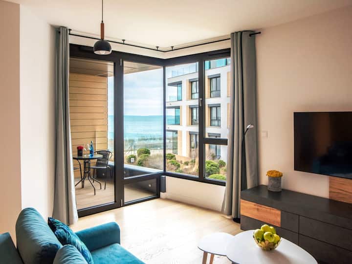 Blueapartpl One Bedroom, Seaview Apartment - Jastarnia