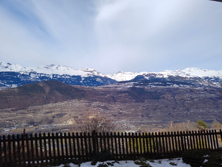 Chambre. Chalet à Loye - Zinal
