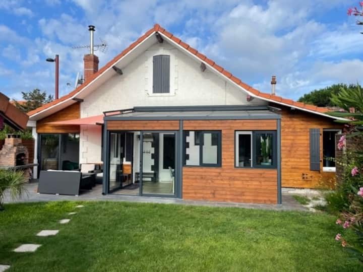 L'oyat Home 6 Pers, 200m Océan/jacuzzi/clim/jardin - Mimizan Plage