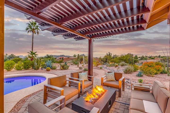 Spacious 3 Bedroom, Heated Pool, Firepit W/ Views - Fountain Hills, AZ