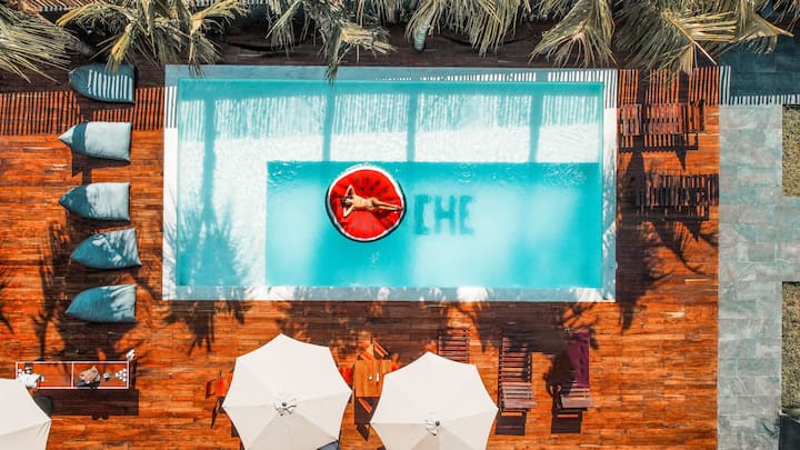 Exclusive Capsule Suite Che Bacalar Hostel & Bar - 巴卡拉爾