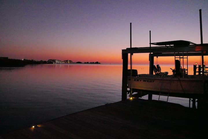 Ocean-front Seaview Home On Gulf W/ Fishing Boat! - Hudson