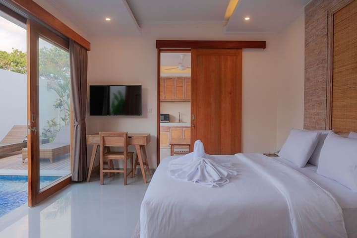 Peaceful 1br Private Pool Villa #2 – Near Canggu - Denpasar