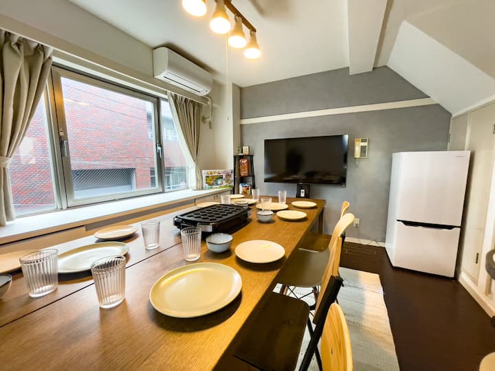 Ac503！パーティ可！メゾネット /任天堂スイッチ/ネトフリ/台長堀橋５分！【Oq】 - Osaka