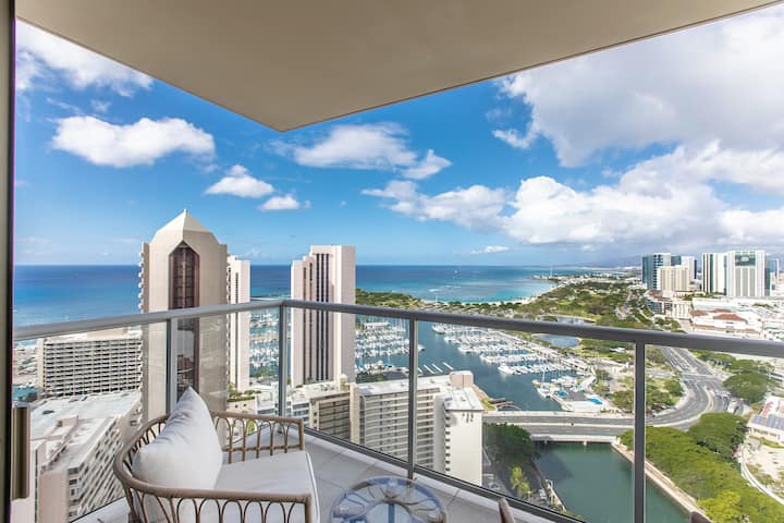 Ocean View 2bd W/ Ac/pool/gym/1 Parking/kitchen - O‘ahu, HI